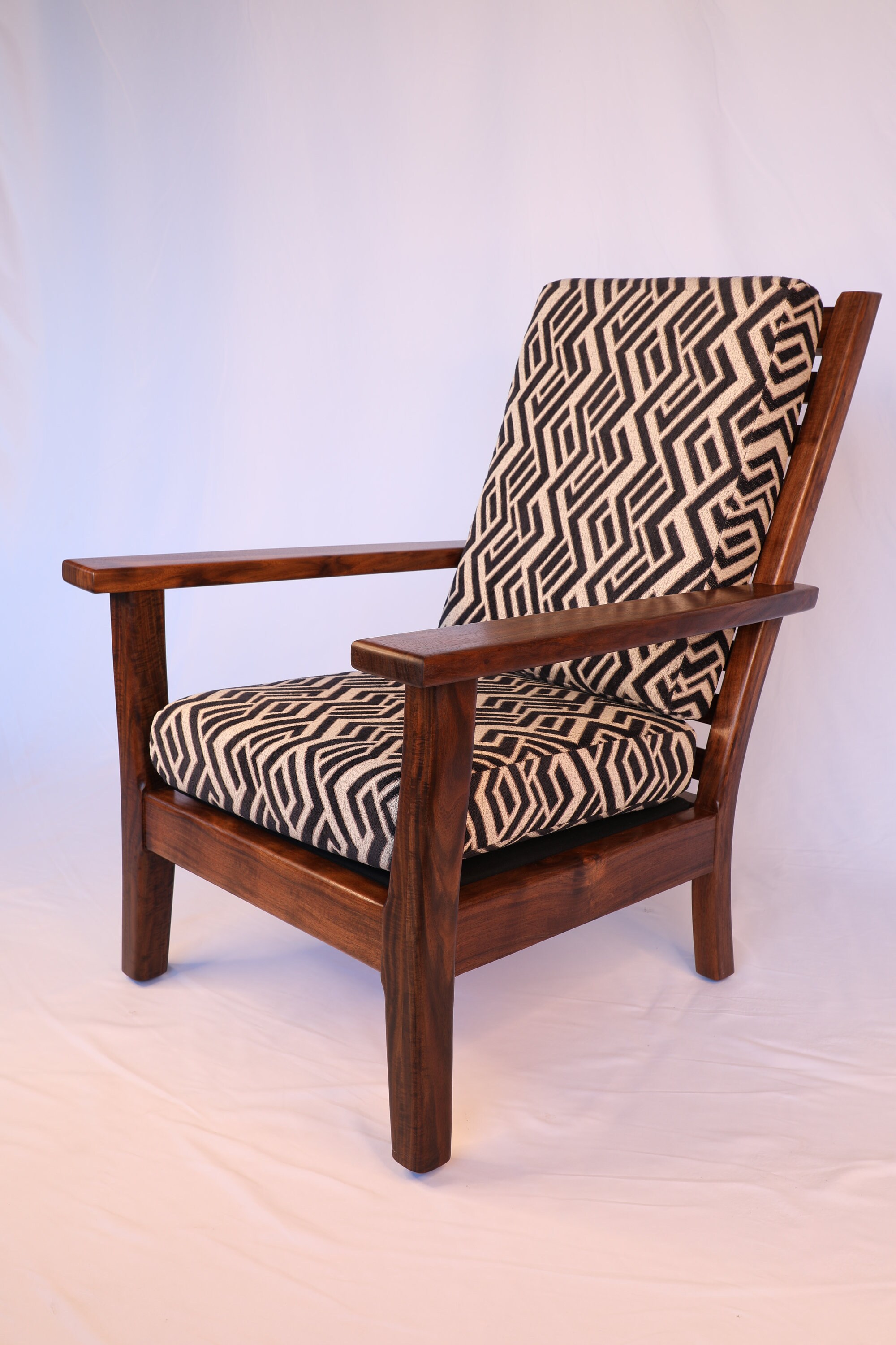 Walnut Easy Chair - Etsy