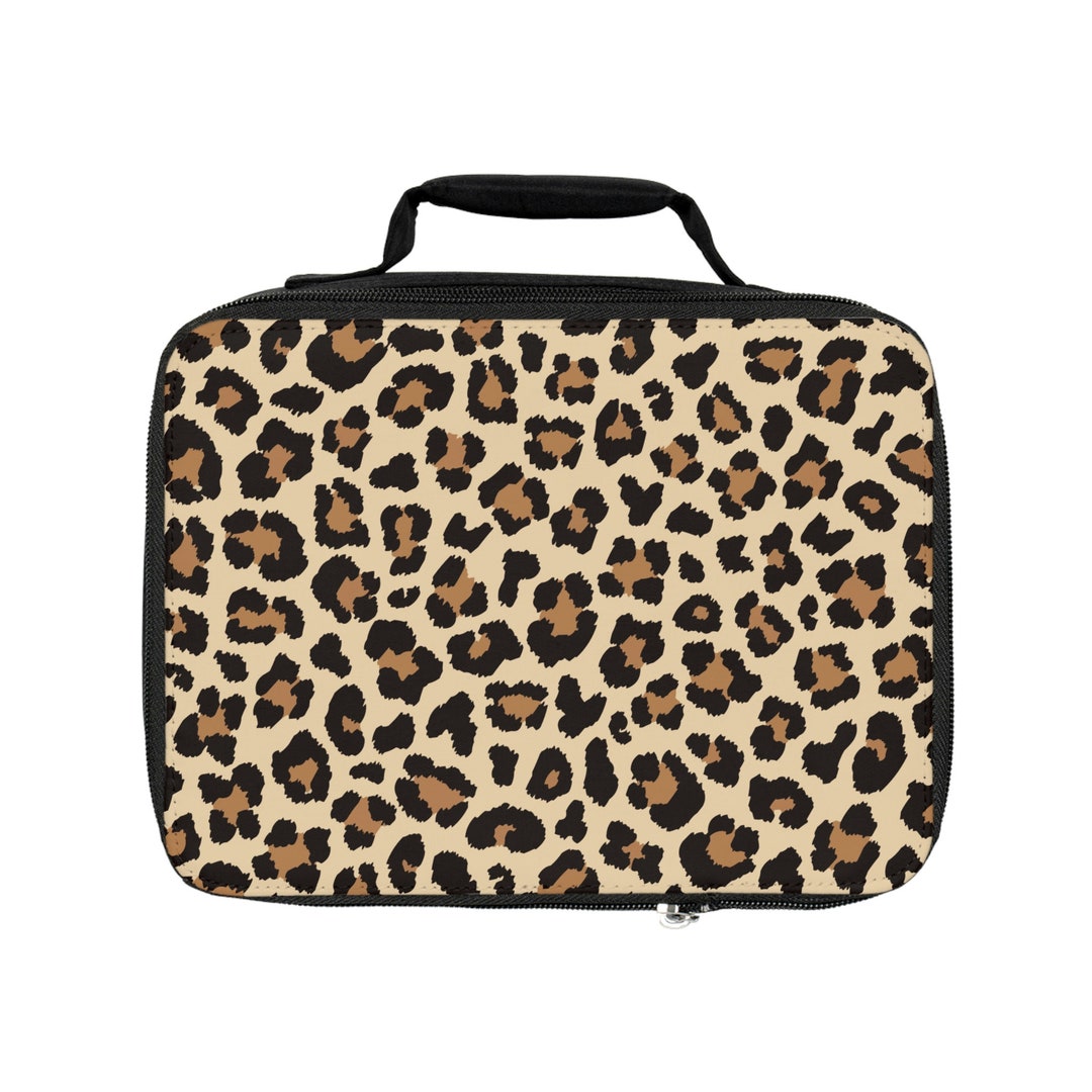 Lunch Bag, Leopard Lunch Tote, Leopard Tote, Lunch Box, School Lunch ...