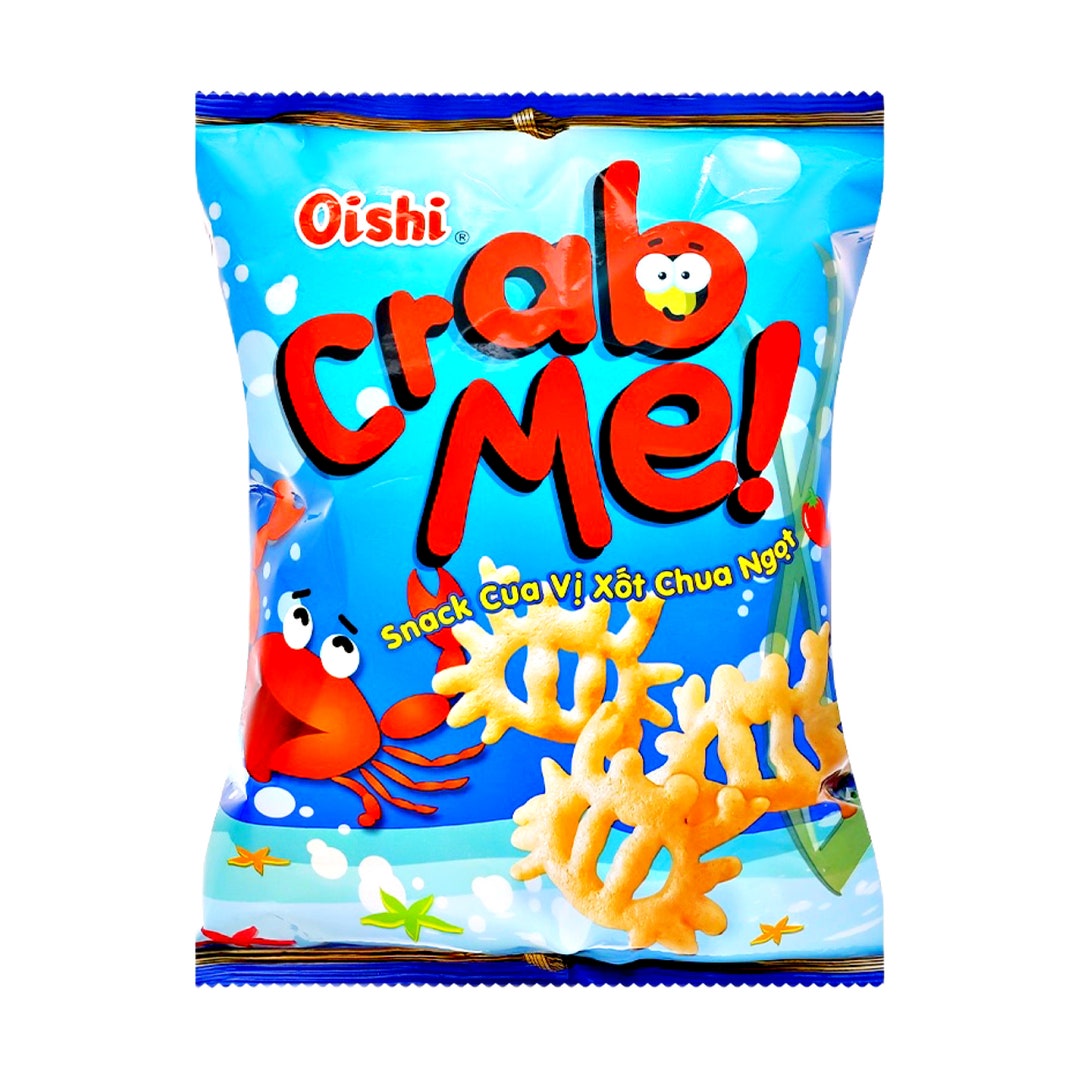 Oishi Crab Me Sweet & Sour Crackers 35g - Etsy