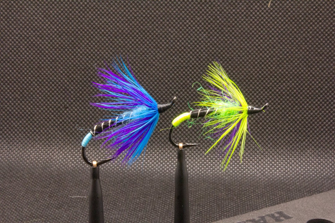 Moody Blue Salmon and Steelhead Fly Fishing Flies - 3 Pack - Etsy