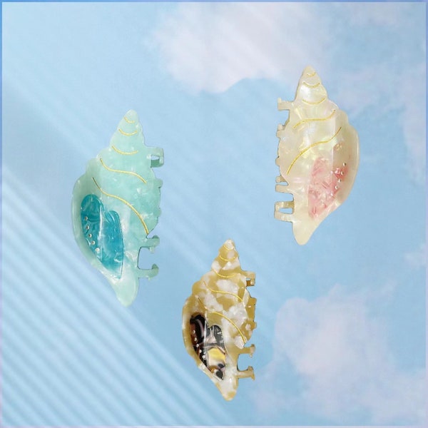 Conch Shell Claw Clip - Etsy