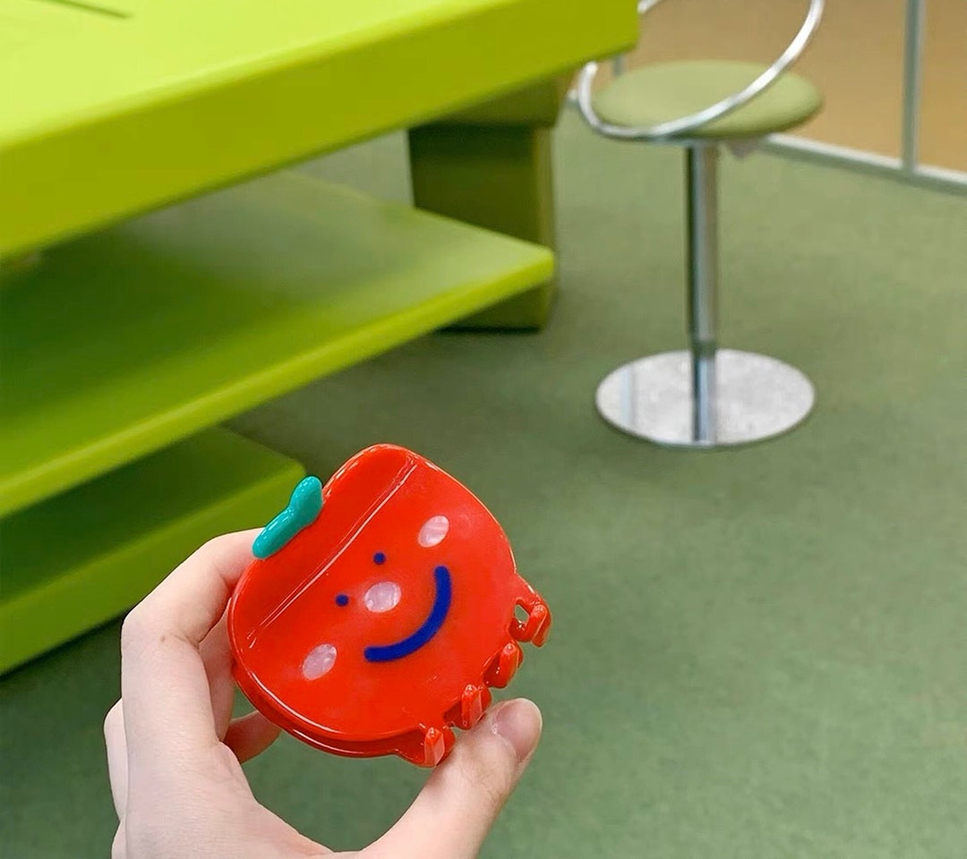 Cute Apple Hair Claw Fruit Hair Claw Delicate Hair Claw - Etsy