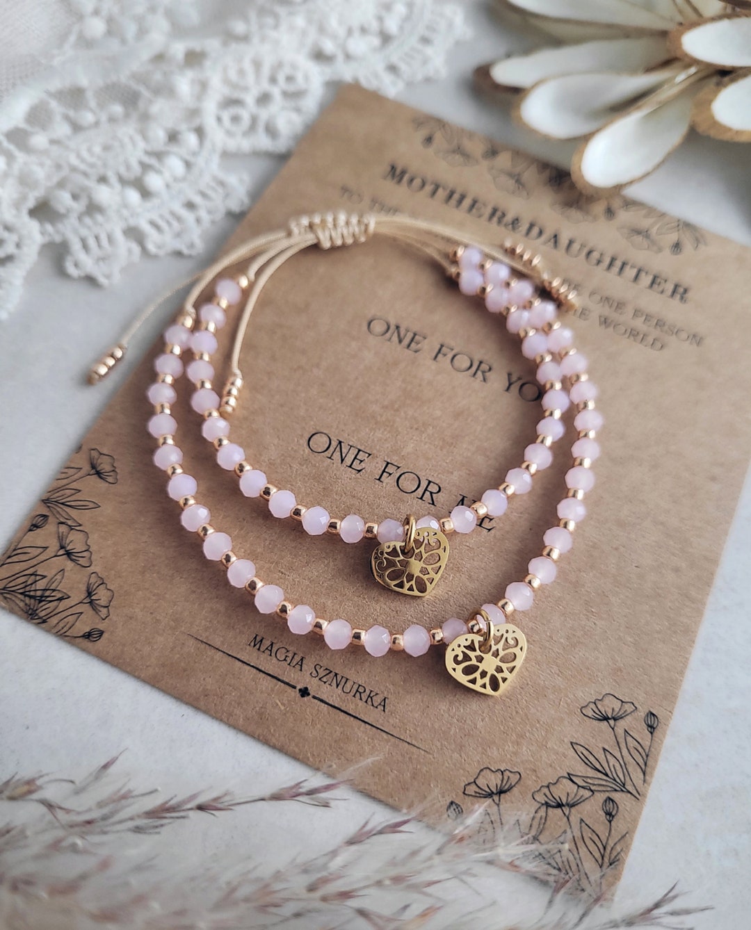 Mother Daughter Bracelet Set Matching Bracelet for Mommy and Child ...