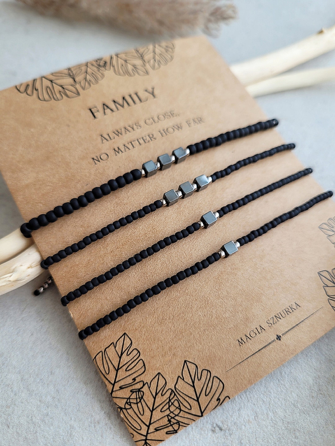 Family Bracelet Set, Matching Bracelet for Parents and Children ...