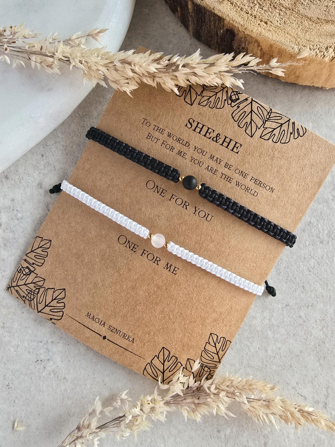 Couples Bracelet Set, Matching Bracelets for Couples, Wedding Bracelets ...