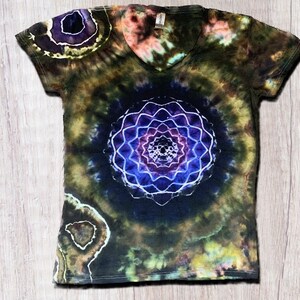 Mandala Geode Tie Dye - Custom Made-to-order Tee Shirt - Etsy