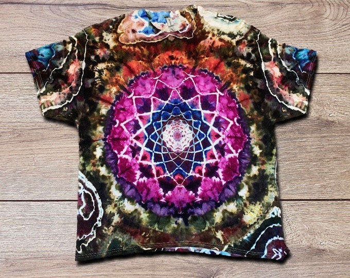 Mandala Geode Tie Dye - Custom Made-to-order Tee Shirt - Etsy