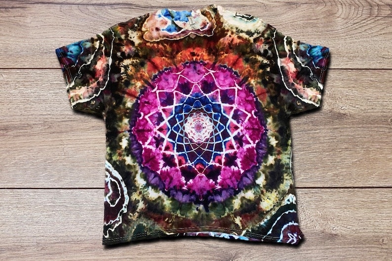 Mandala Geode Tie Dye - Custom Made-to-order Tee Shirt - Etsy