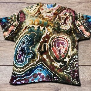 Mandala Geode Tie Dye Custom Made-to-order Tee Shirt - Etsy