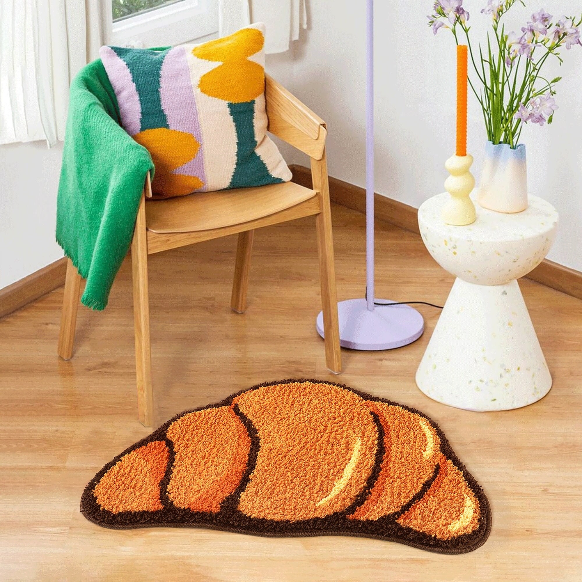 Cozy up Your Home With Our Soft and Stylish Croissant-shaped - Etsy