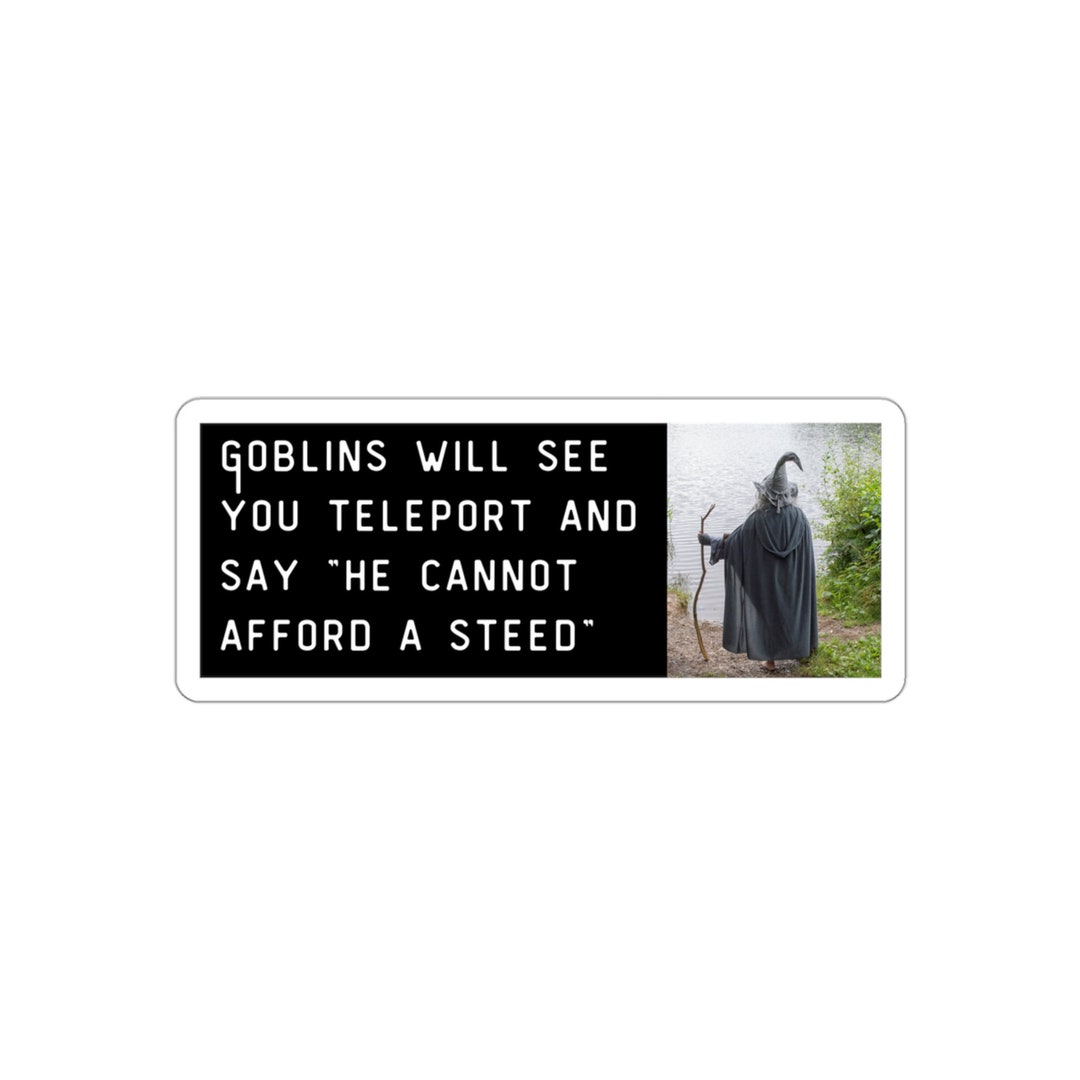 Wizard Wisdom Sticker - Unhinged Sticker - Funny Gen Z Humor - Famous ...