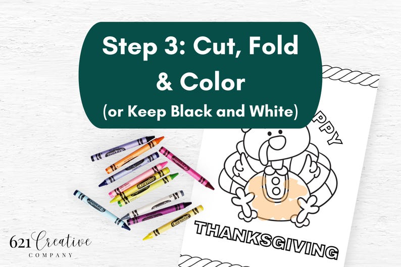 Printable Happy Thanksgiving Card, Funny Turkey Card, Kids Coloring ...