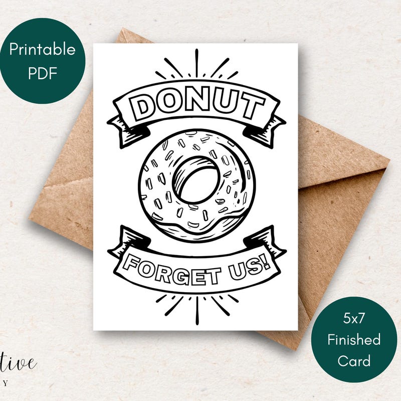 Donut Forget Us - Etsy