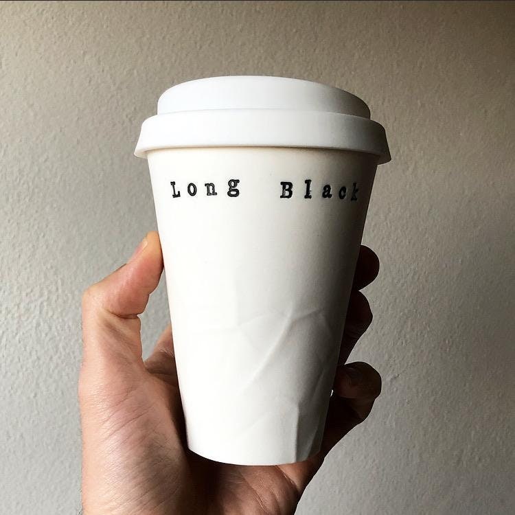 Ceramic Paper Series Keep Cup 350ml - Personalised - Etsy