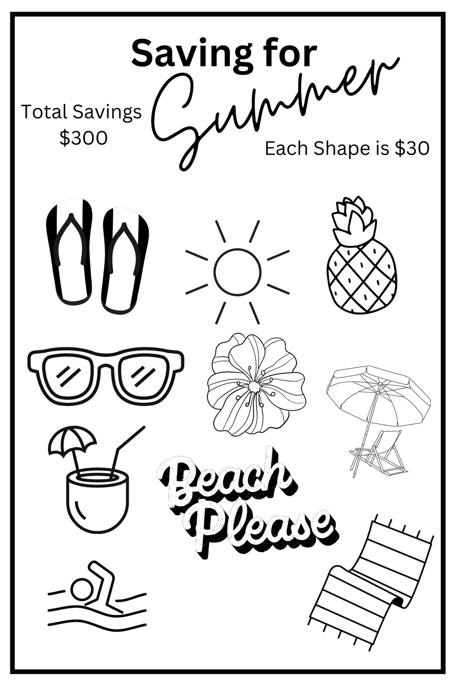 Summer Savings Challenge | Back to School Savings | Summer and School ...