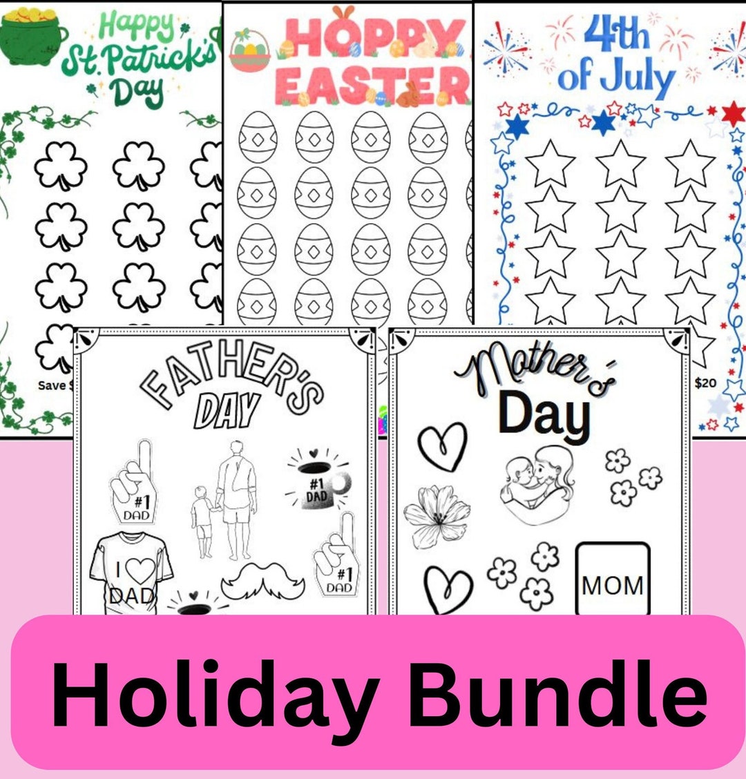 Holiday Savings Challenge Bundle | Mother's Day | Father's Day | Easter ...