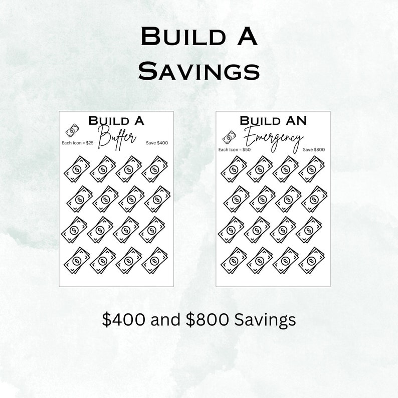 Build A Savings Challenge | Build an Emergency | Build a Buffer | Low ...