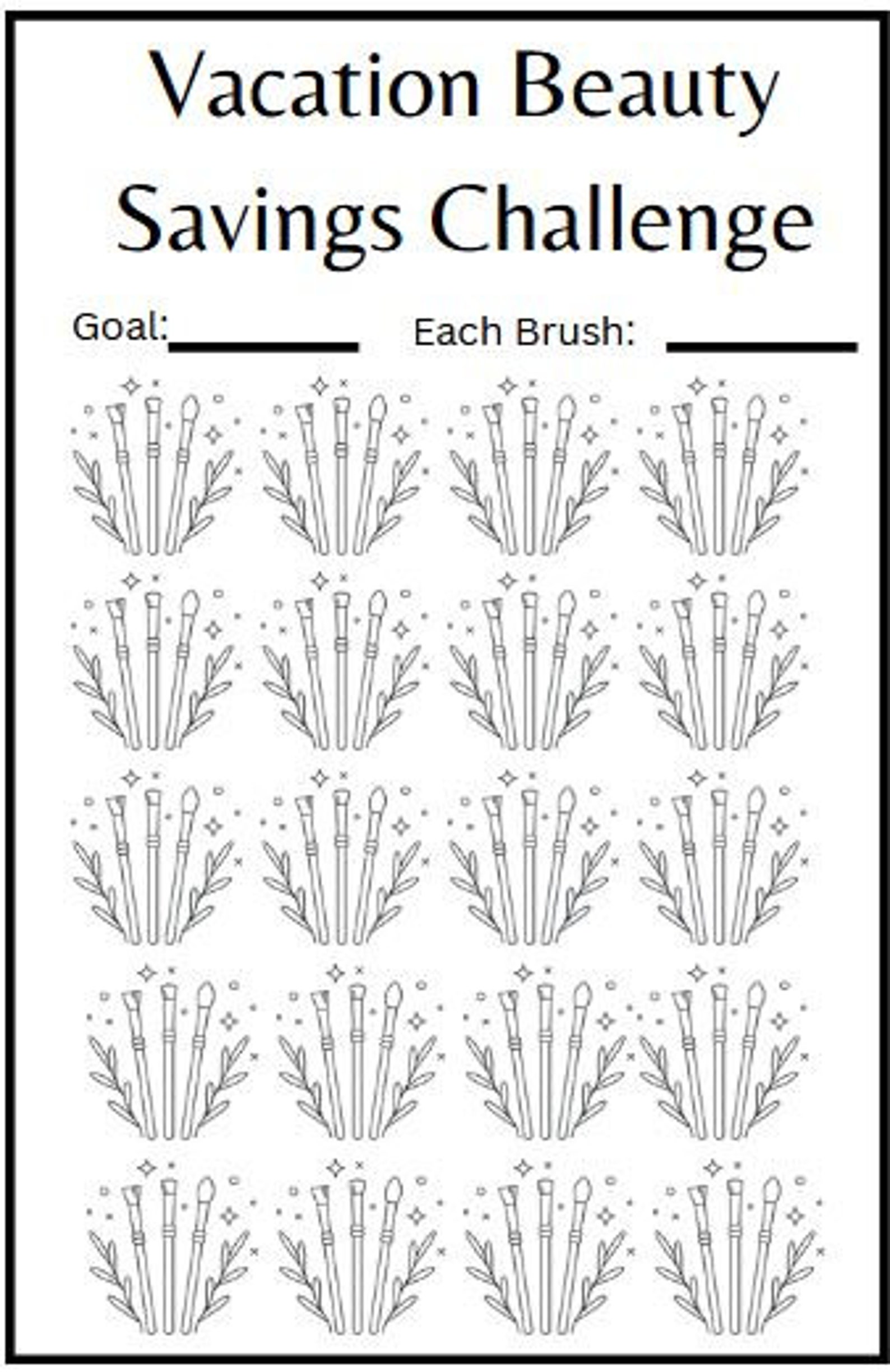 Vacation Saving Challenge Bundle | Saving Challenges for Cash Envelopes ...