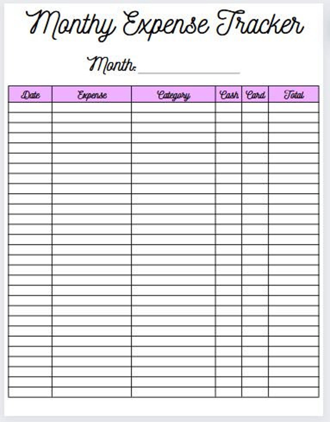 Simple Budgeting Bundle Cash Stuffing Expense Tracking Bank Cash Totals ...