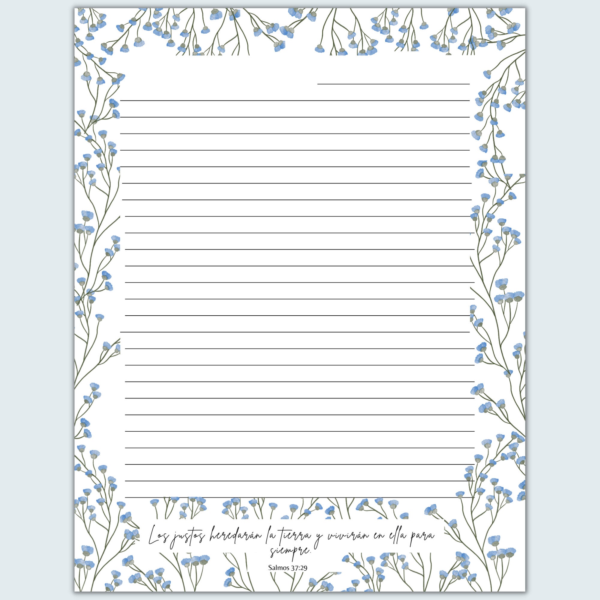 JW Letter Writing Stationery in Spanish, Papel Para Escribir Letras En ...