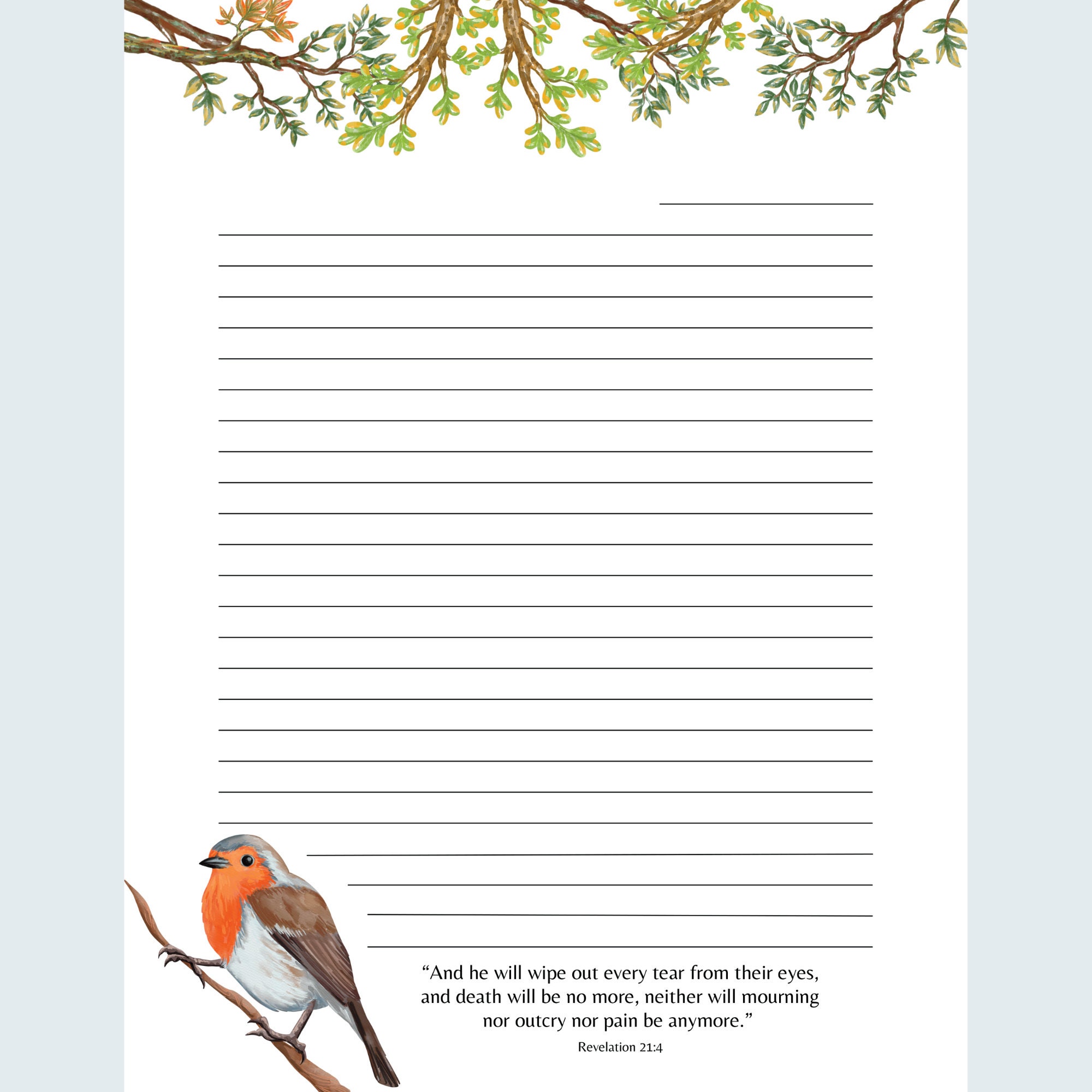 JW Letter Writing Stationery - Etsy