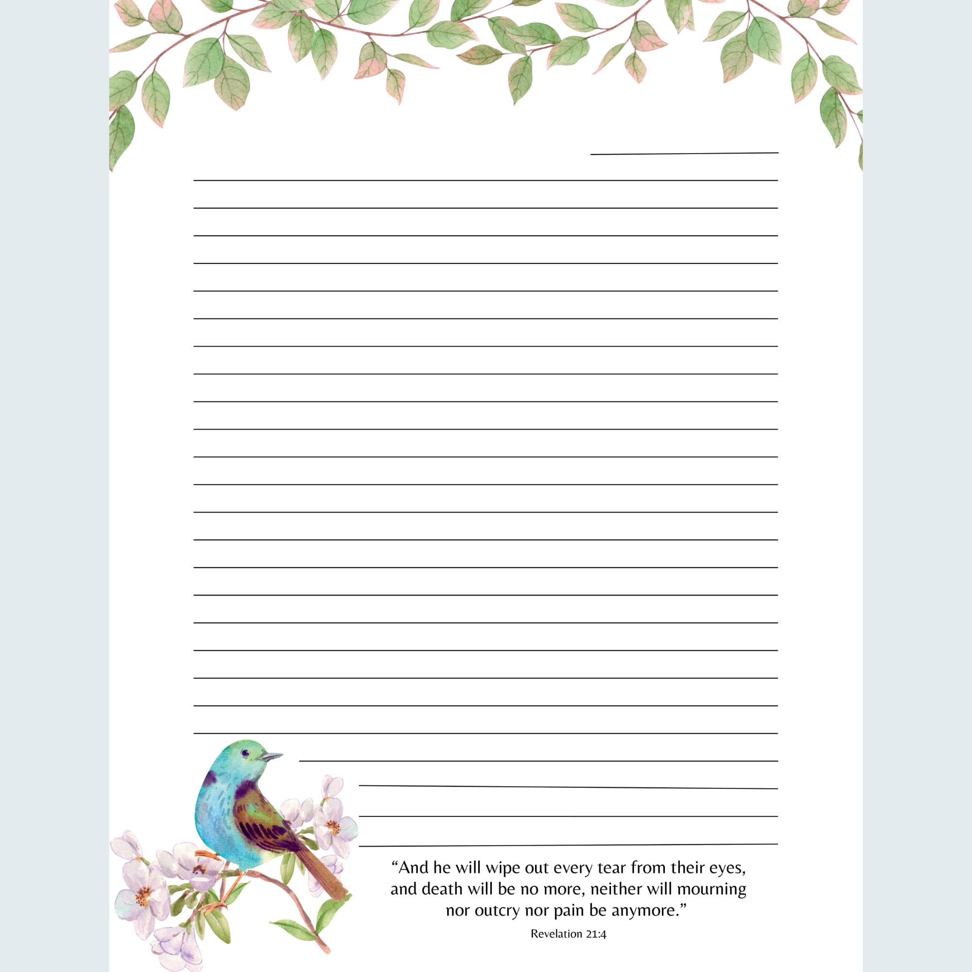 JW Letter Writing Stationery - Etsy