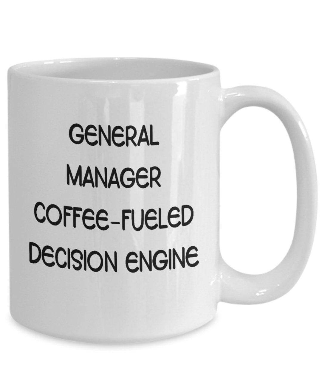 General Manager Coffee-fueled Mug, Gifts for General Managers, General ...