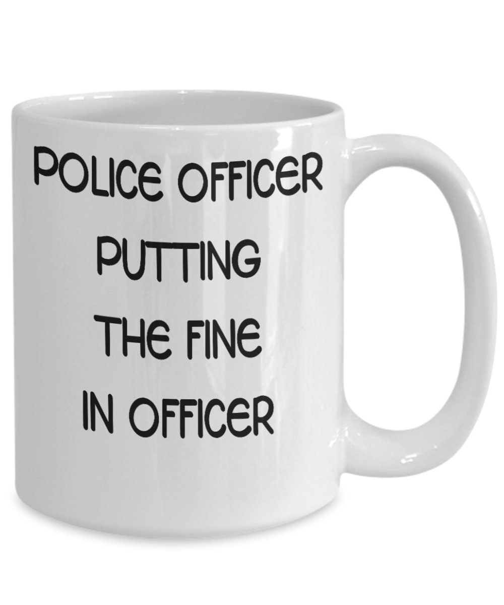 Police Officer Mug, Gifts for Police Officers, Novelty Coffee Cup for ...