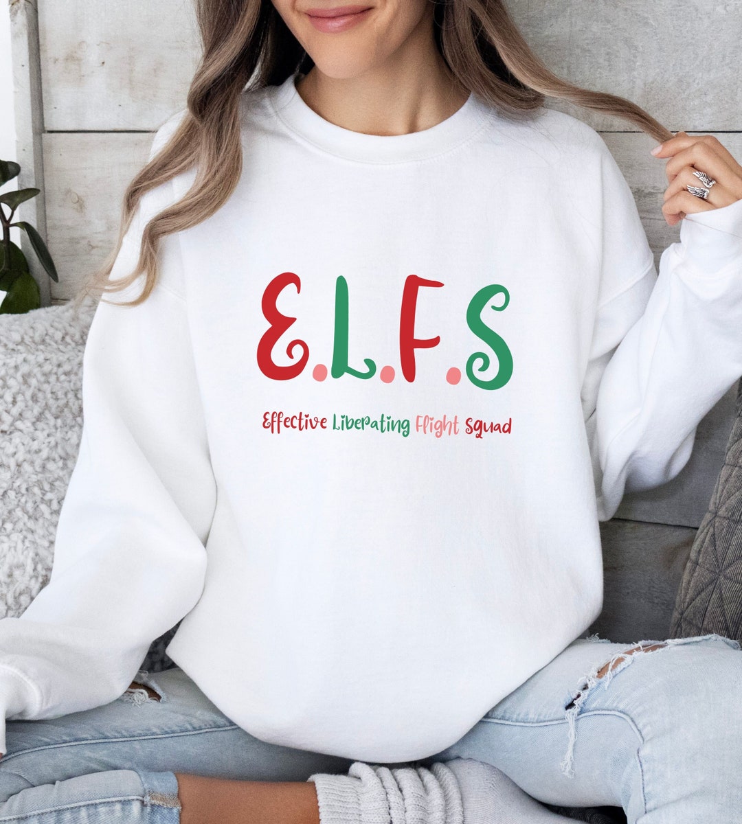 ELFS Sweatshirt, the Santa Clause, Christmas Sweatshirt, Elf Shirt ...