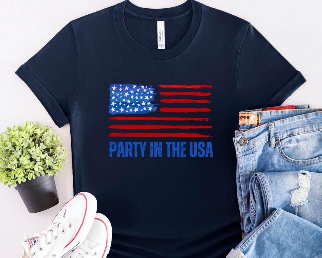 Party in the USA Shirt, American Flag Shirt, Fourth of July Tee ...
