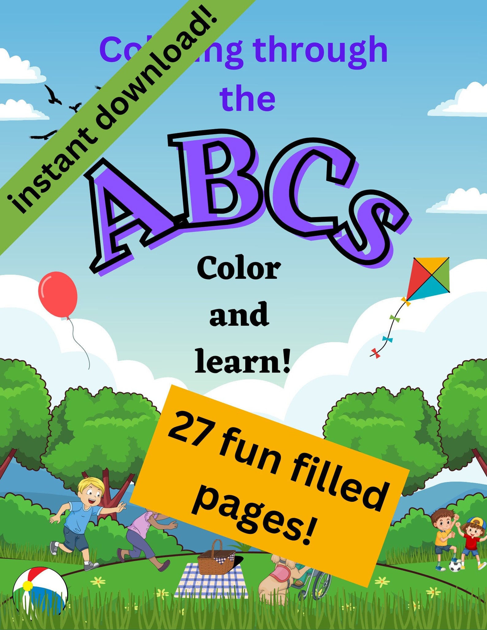 ABC Coloring Pages for Kids Alphabet Coloring and Learning Fun Gift for ...