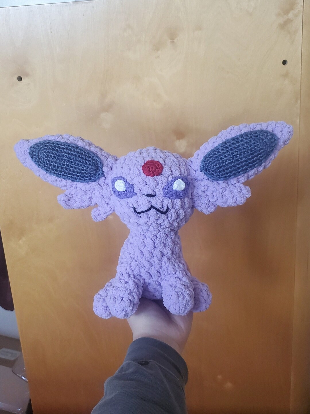 Espeon Plush Eeveelution Crochet Toy Pokemon Amigurumi Plushie - Etsy