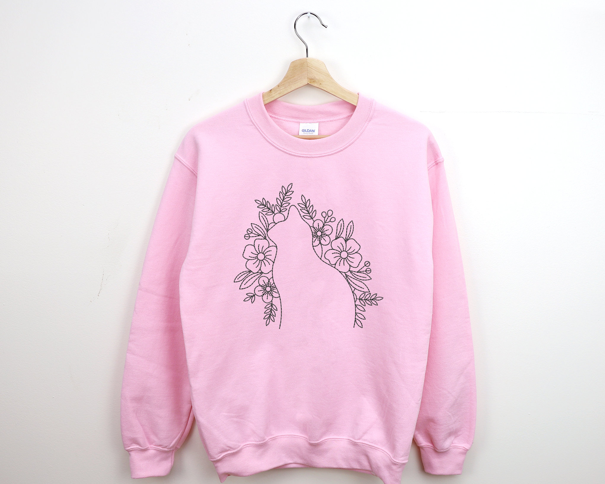 Cat Floral Machine Embroidery, Cat Outline Embroidery Design, Cat ...