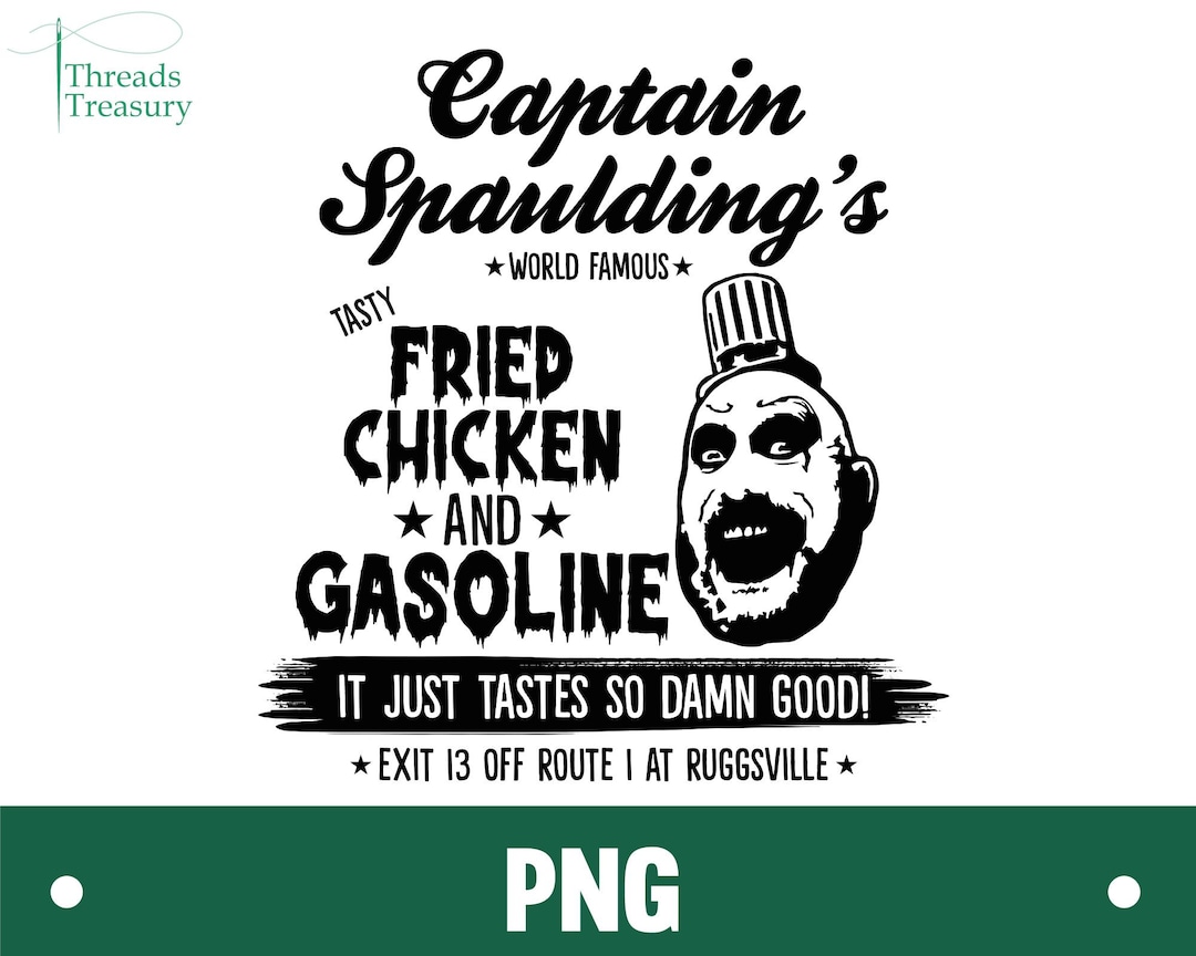 Captain Spaulding Png, Fried Chicken Png, 1000 Corpses Png, Devils ...