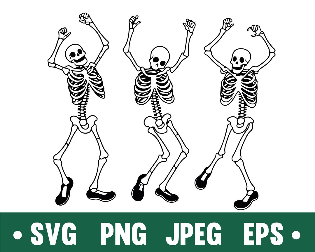 Skeleton Dance, Halloween Skeleton PNG, Dancing Skeleton SVG, Vibes Svg ...