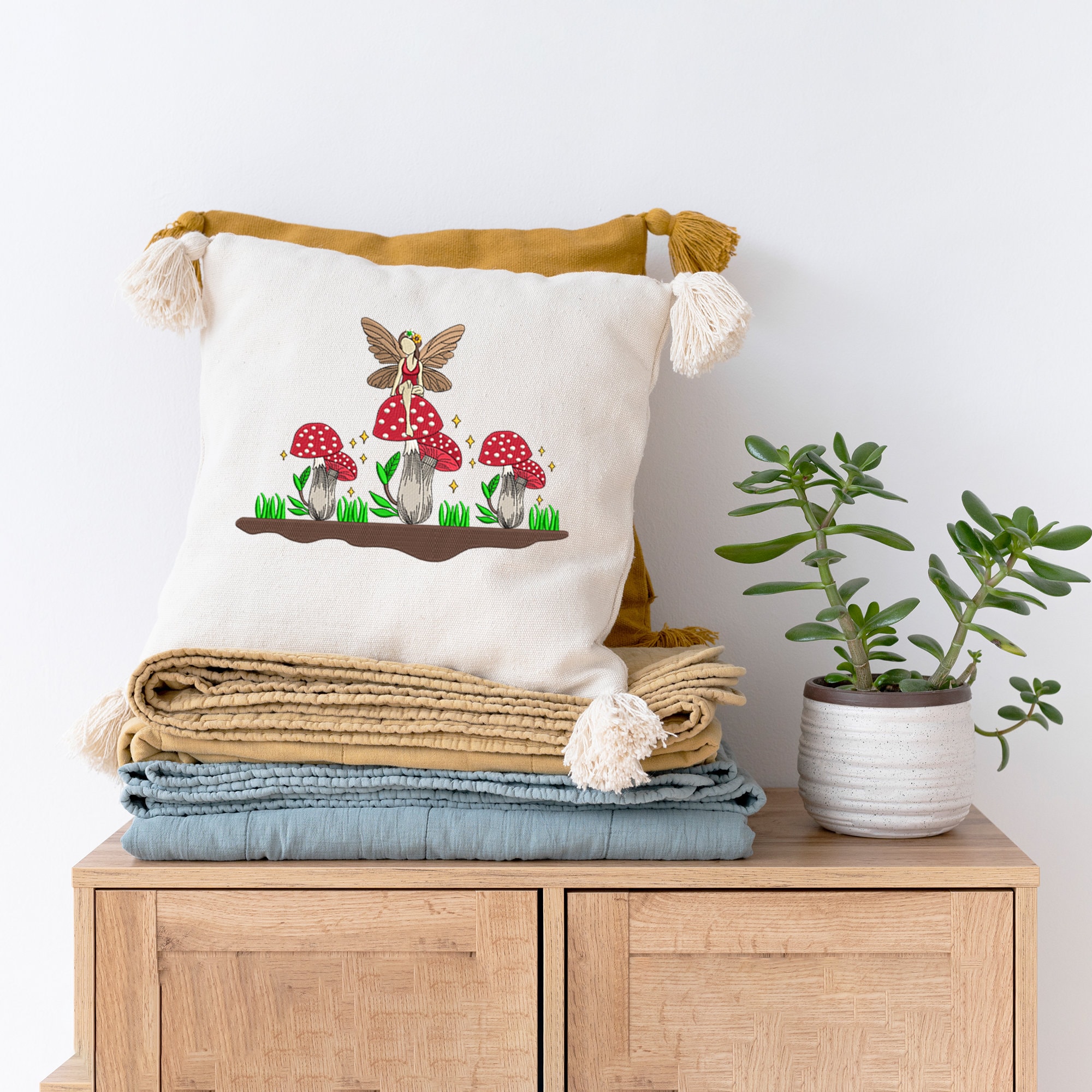 Fairy Machine Embroidery Design, Magical Fairy Embroidery Pattern ...