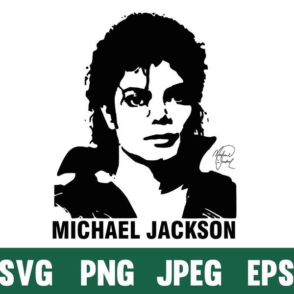 Michael Jackson Svg - Etsy