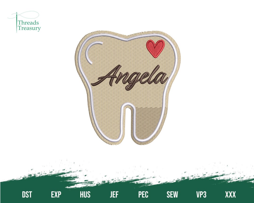 Personalized Name Embroidery Designs, Dental Assistant Embroidery ...