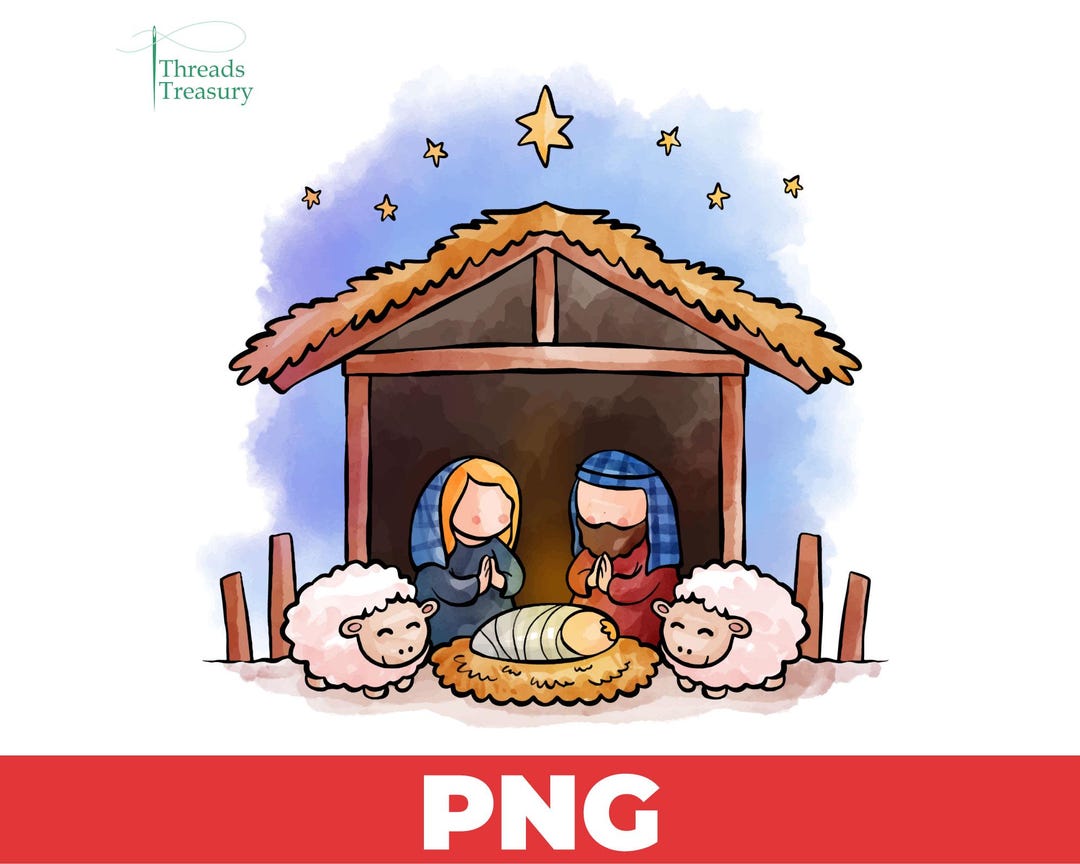 Bow Manger Png, Hand Drawn Sheep Png, Bow Nativity Coquette Christmas ...