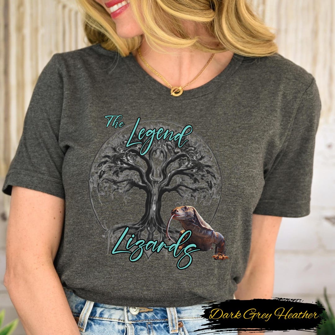 The Legend Lizards Nidhogg Shirt, Monitor Lizard Shirt, Reptile Tree of ...