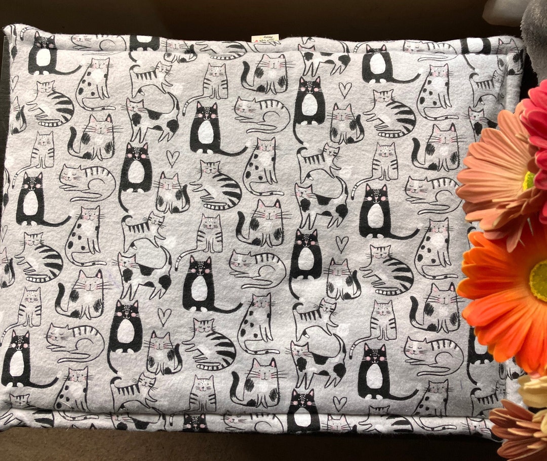 Crinkle or No Crinkle XL Cat Nip Cat Mat, Custom Embroidery Available ...