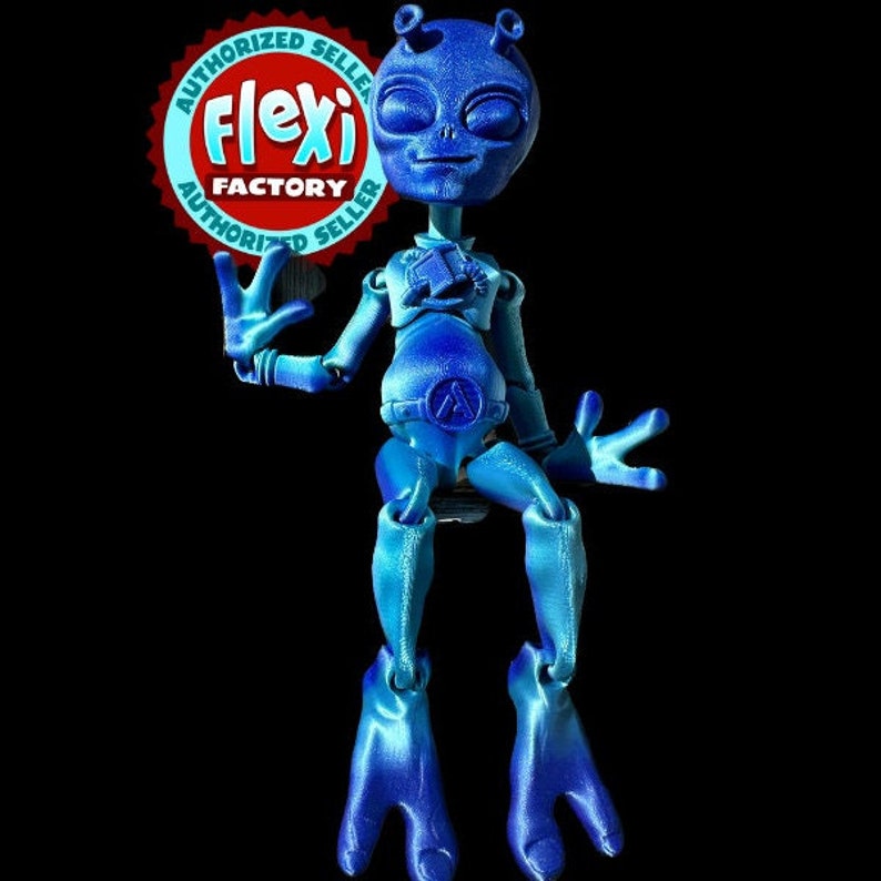 Flexi Alien 3D Printed - Etsy
