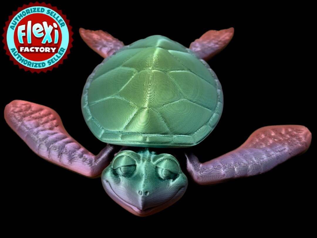 Articulated Turtle, Flexible Turtle Toy, Flexi Factory Authorized ...