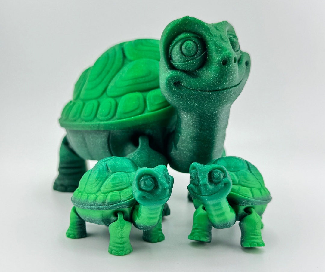 Free Shipping Flexi Factory 3 Tortoises - Toy Gift Turtles - Etsy