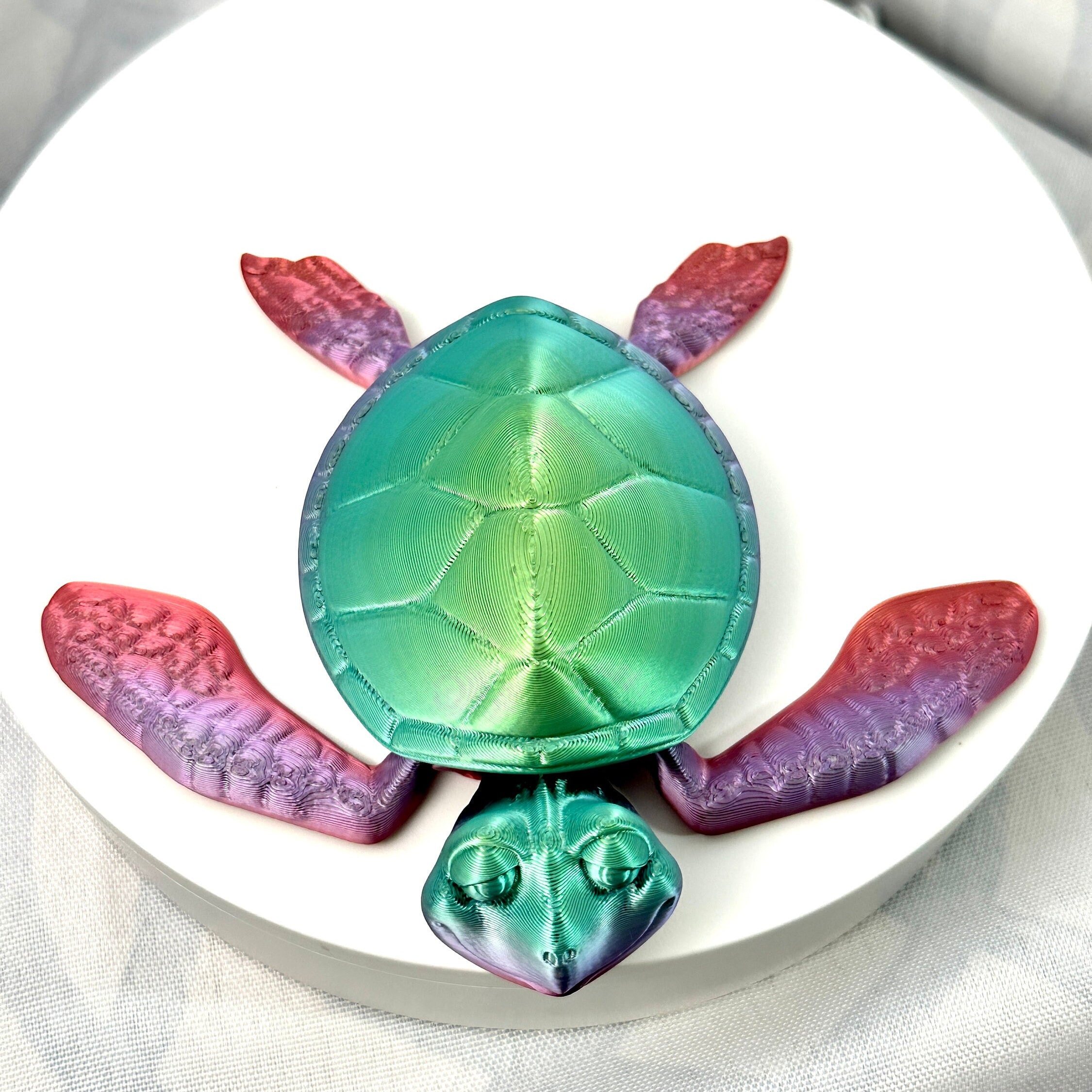 Articulated Turtle, Flexible Turtle Toy, Flexi Factory Authorized Reseller, Fun Toy for Kids - Etsy