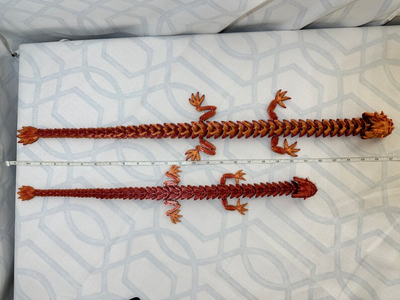 Articulated Dragon Stim Toy Fidget Toy Adult 3D Printed - Etsy