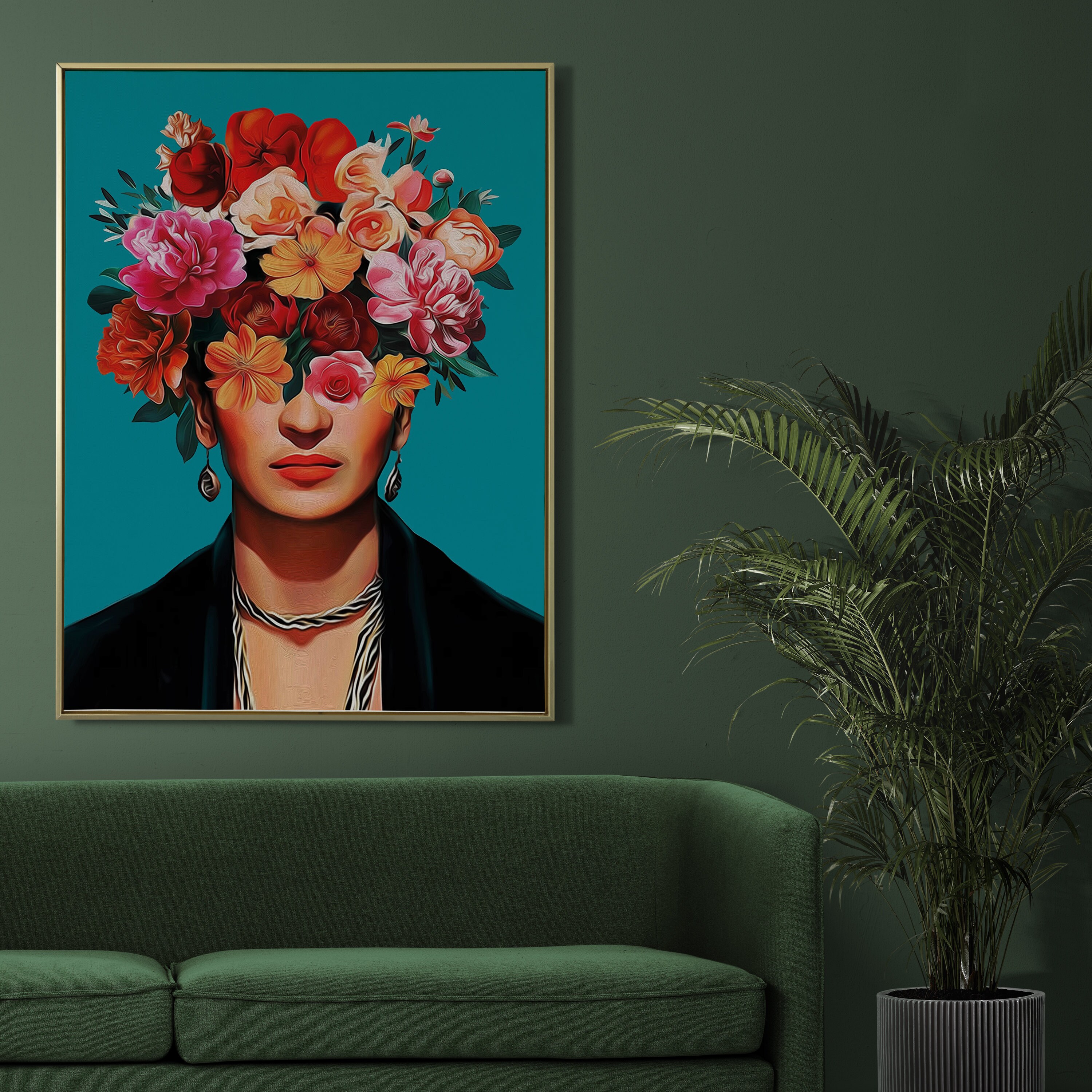 Frida Kahlo Print Printable Exhibition Poster Frida Kahlo - Etsy