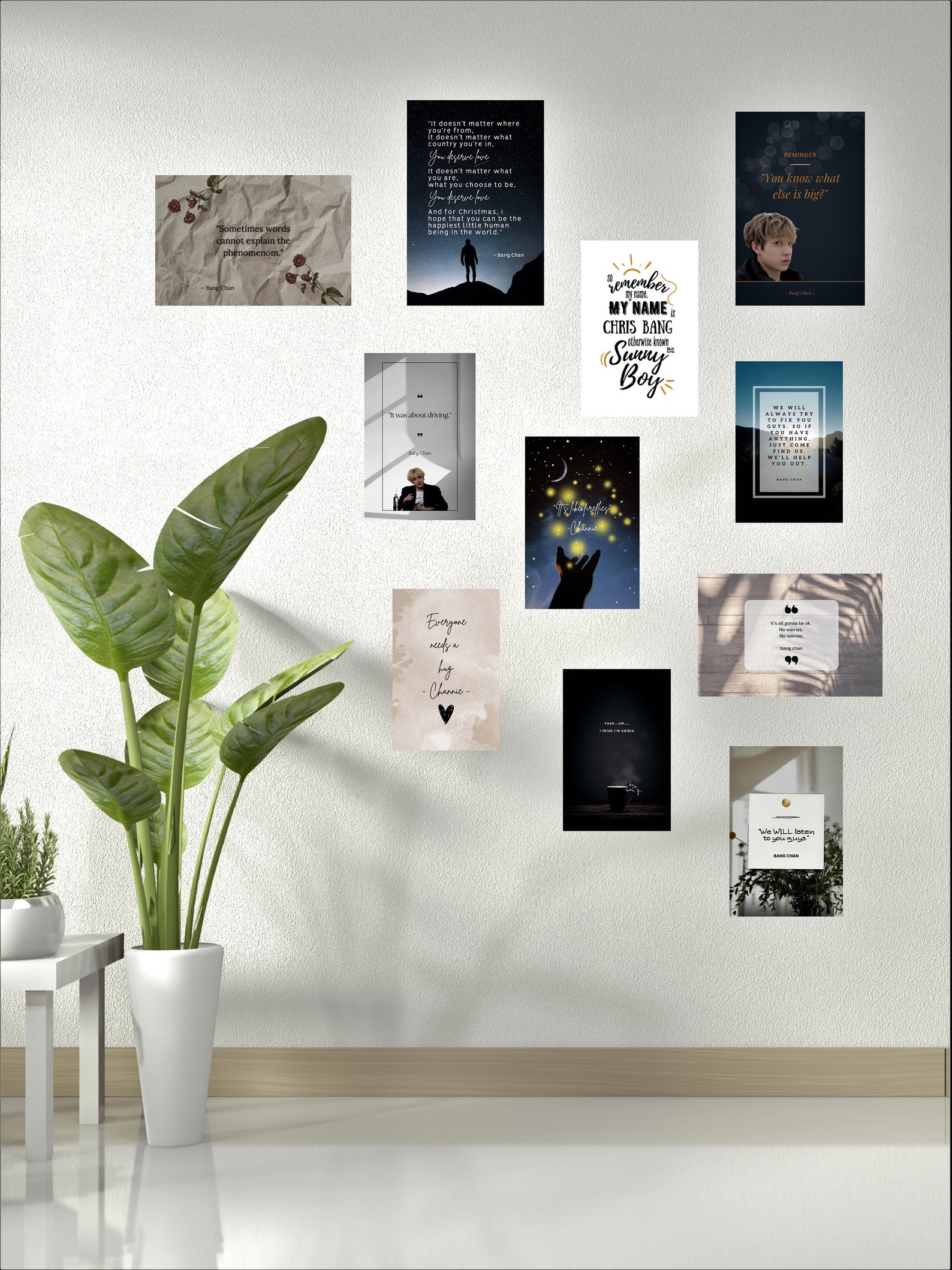Stray Kids Bang Chan Quotes - Kpop Room Decor (digital Download) - Etsy