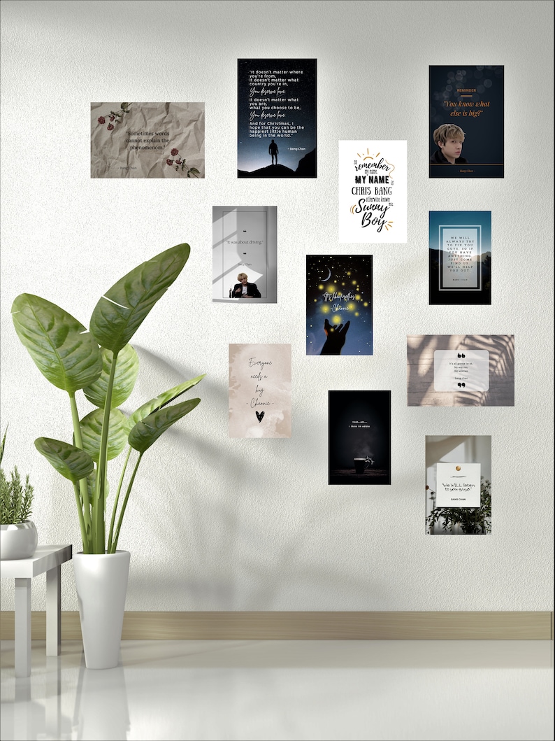 Stray Kids Bang Chan Quotes - Kpop Room Decor (digital Download) - Etsy