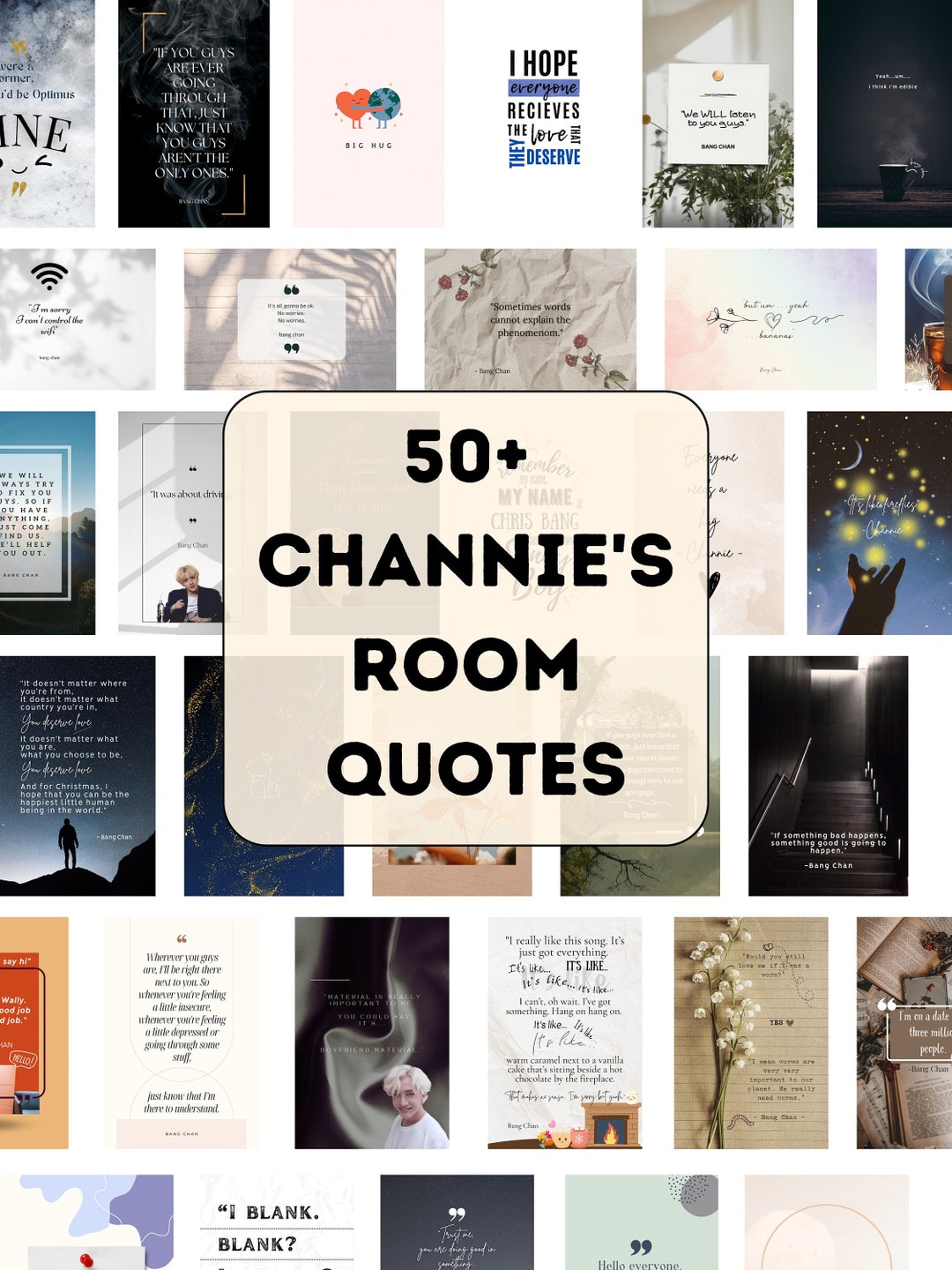 Stray Kids Bang Chan Quotes - Kpop Room Decor (digital Download) - Etsy